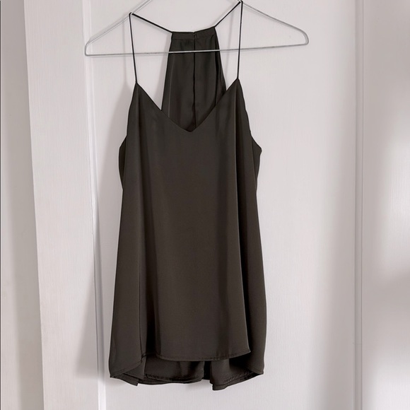 Express | Tops | Express Silky Green Tank Top | Poshmark
